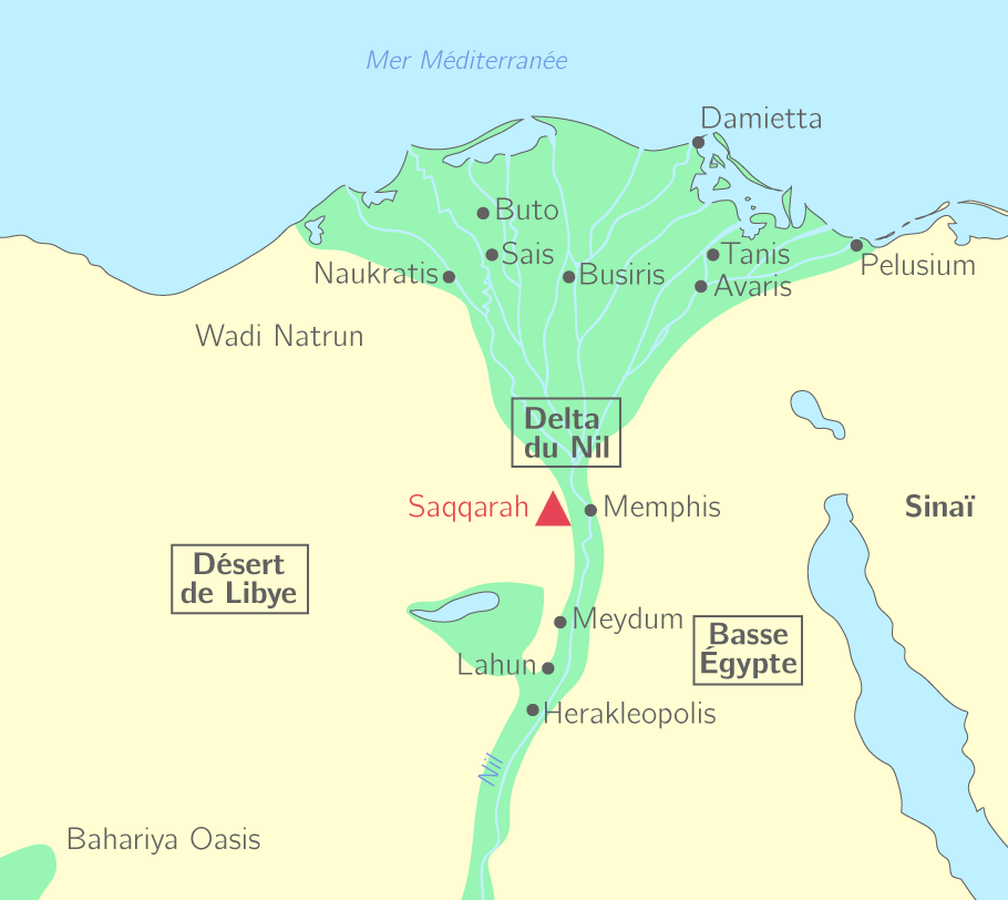 Le site de Saqqarah - 6e - Etude de cas Histoire - Kartable