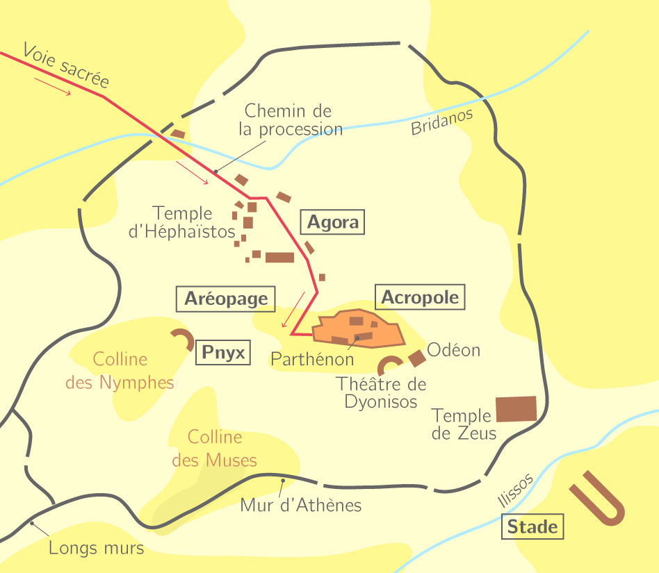 La fête des Panathénées - 6e - Etude de cas Histoire - Kartable