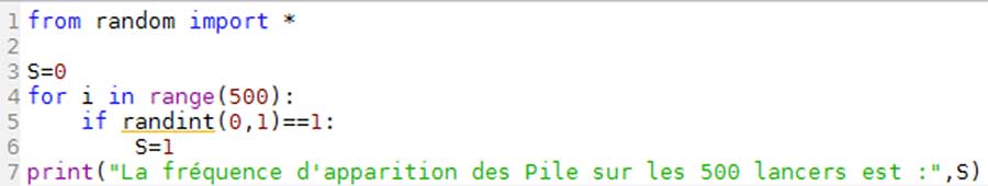 Modéliser un tirage sur Python - 2nde - Exercice Mathématiques - Kartable