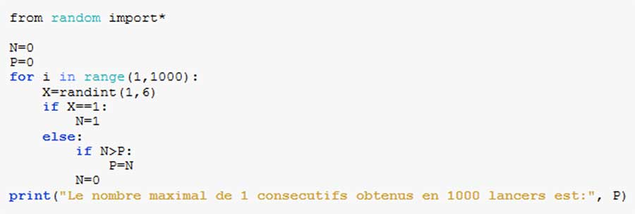 Modéliser un tirage sur Python - 2nde - Exercice Mathématiques - Kartable