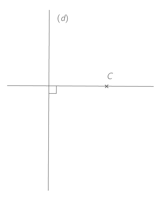 Tracer la perpendiculaire à une droite passant par un point donné - 6e ...