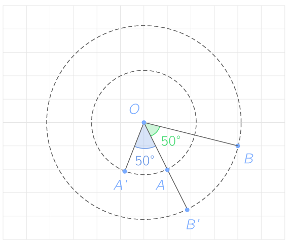 Construire l'image d'un point par une rotation - 4e - Exercice ...