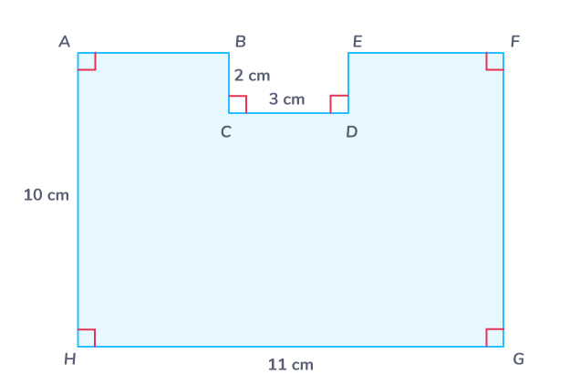 Calculer l'aire d'une figure complexe par soustraction d'aire de ...